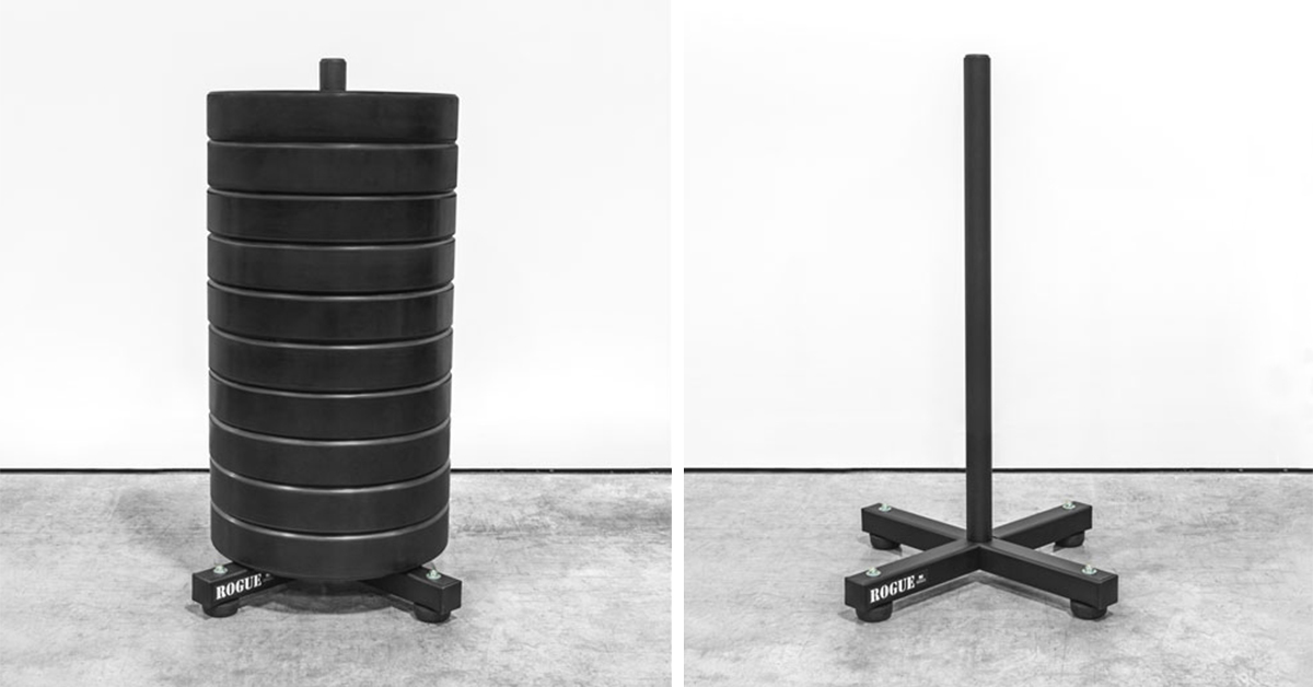 Rogue V2 Bumper Stacker - Plate Storage | Rogue Fitness