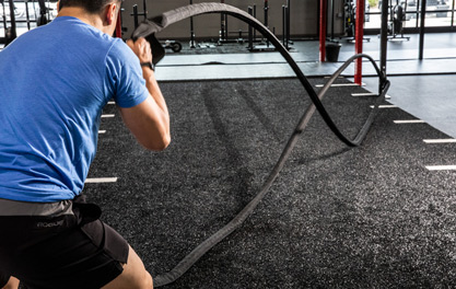 Rogue 45' Sheathed Conditioning Rope - Black | Rogue Fitness