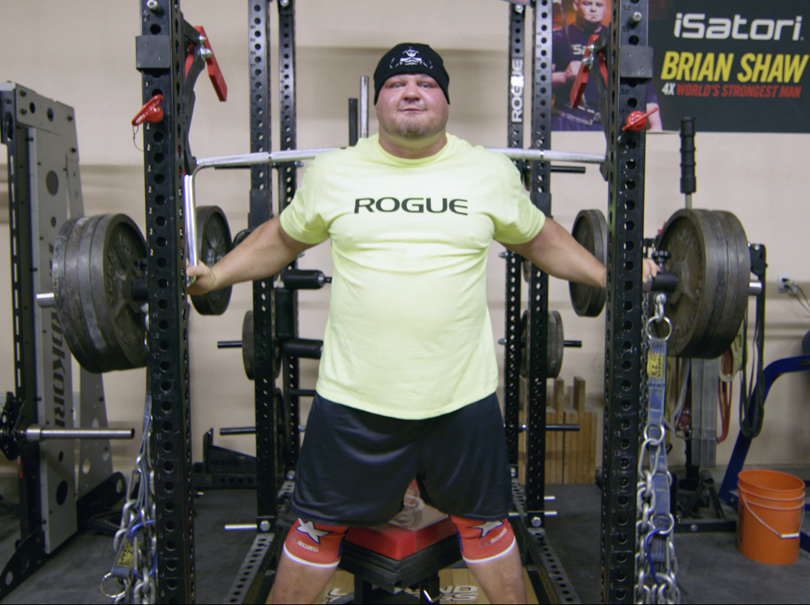 Brian Shaw Strongman Bench Press