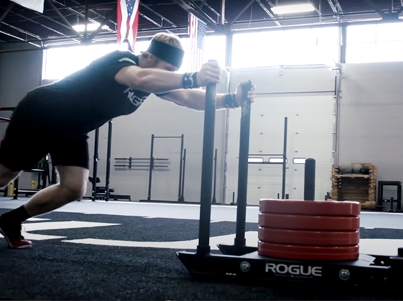 Graham Holmberg and the new Rogue Dog Sled | Rogue Fitness