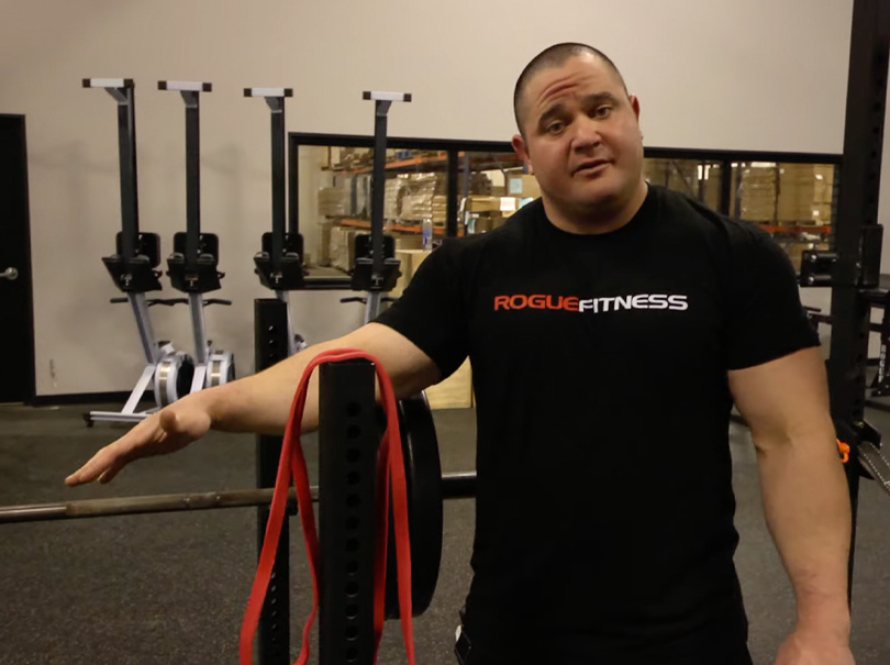Equipment Demo – Banded Bench Press | Rogue Fitness