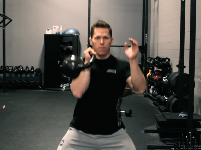 Movement Demo – Kettlebell Clean and Push Press/Jerk | Rogue Fitness