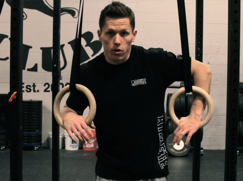 Movement Demo – Ring Dips (Strict/Kipping) | Rogue Fitness