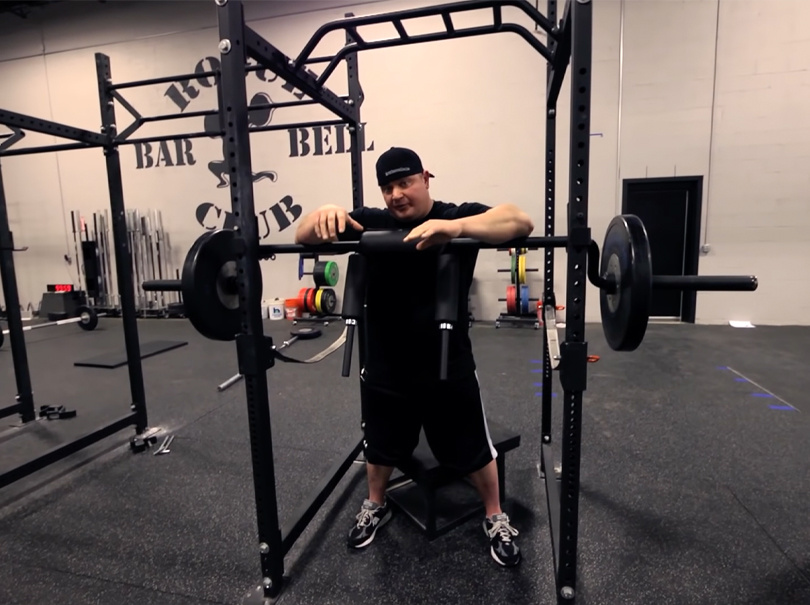 Movement Demo – Safety Squat Bar Box Squats | Rogue Fitness