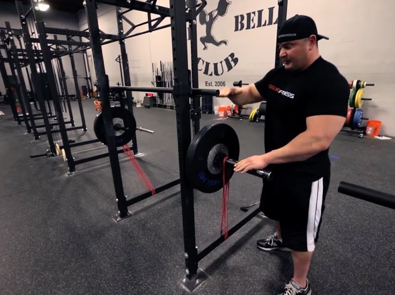 Equipment Demo – Setting Up Bands For The Rackable Cambered Bar | Rogue ...
