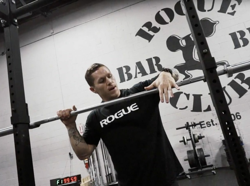 Matt Chan on his custom Matt Chan barbell | Rogue Fitness