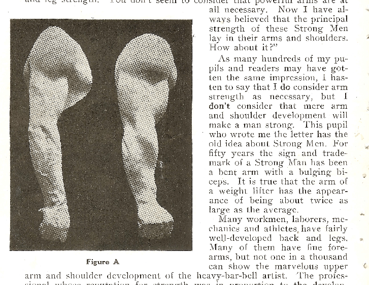 Arm Development – Strength Magazine – September, 1915 | Rogue USA