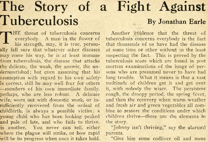 The Story of a Fight Against Tuberculosis – Strength Magazine – June ...