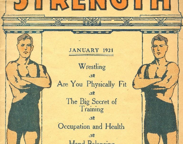 Cover & Table Of Contents – Strength Magazine – January, 1921 | Rogue USA