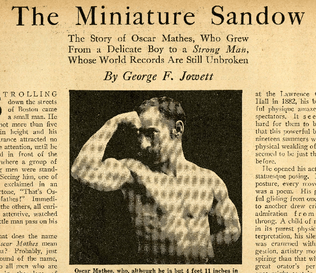 The Miniature Sandow – Strength Magazine – July, 1925 | Rogue USA