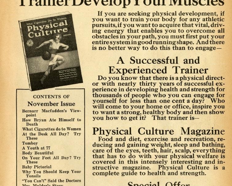 Let This Famous Physical Trainer Develop Your Muscles – Strength ...