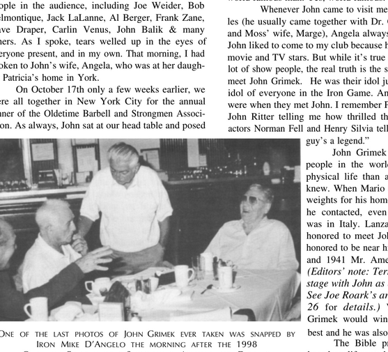 Best of Them All – Iron Game History – January, 1999 | Rogue Fitness