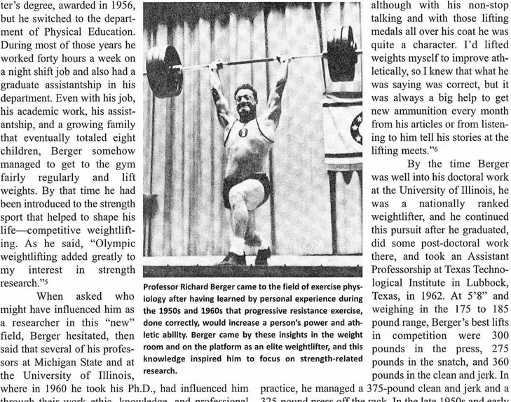 The Science of Reps: The Strength Training Contributions of Dr. Richard ...