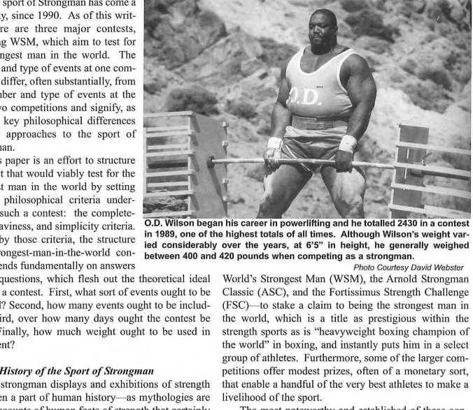 Testing for the World’s Strongest Man – Iron Game History – June 2010 ...