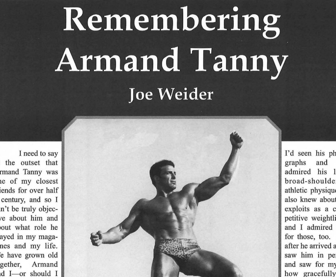 Remembering Armand Tanny – Iron Game History – September, 2009 | Rogue ...