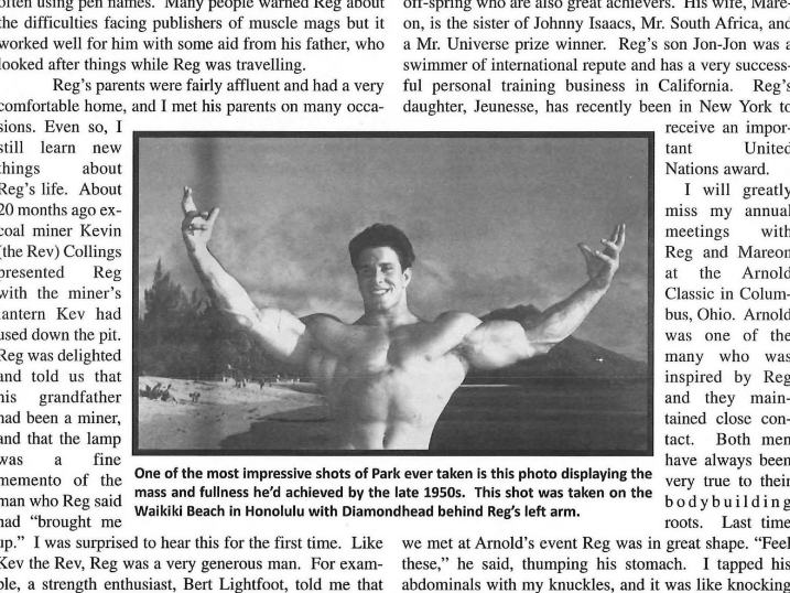 Reg Park: The Passing of an Icon – Iron Game History – May, 2008 ...