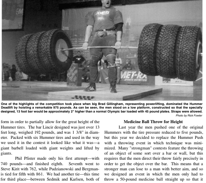 Arnold's Strongest Man – Iron Game History – July, 2003 | Rogue Fitness