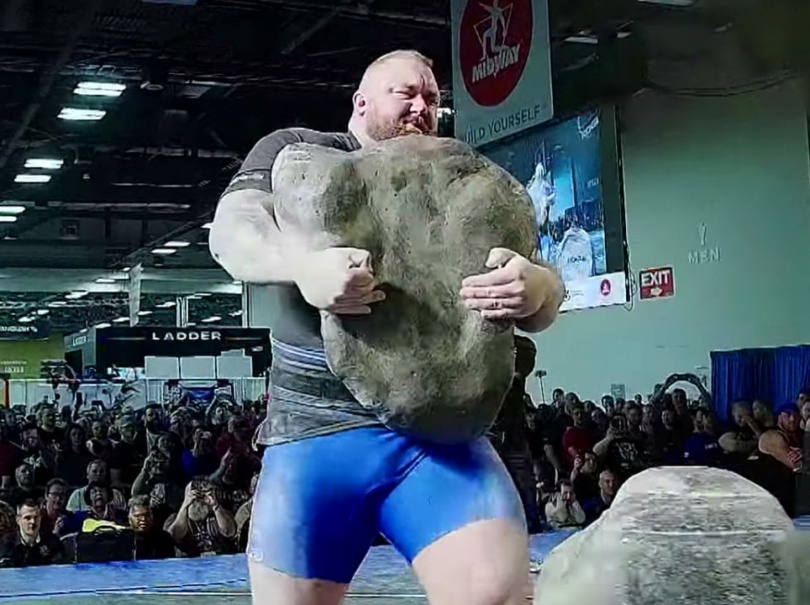 2019 Arnold Strongman Classic | Husafell Stone Carry – Full Live Stream ...