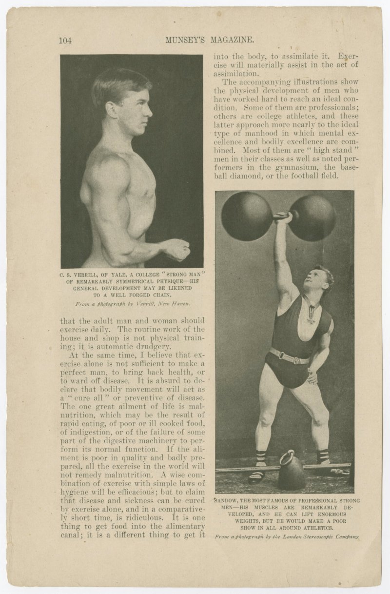 Sandow, the most famous of professional strongmen | Rogue USA