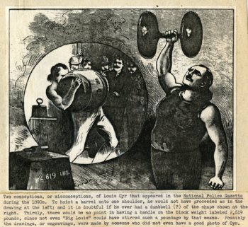 Louis Cyr feats of strength | Rogue Fitness