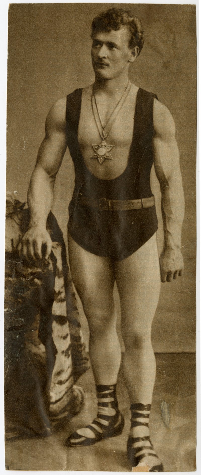 Sandow portrait in stage dress | Rogue USA