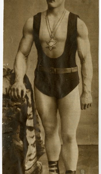 Sandow portrait in stage dress | Rogue Fitness