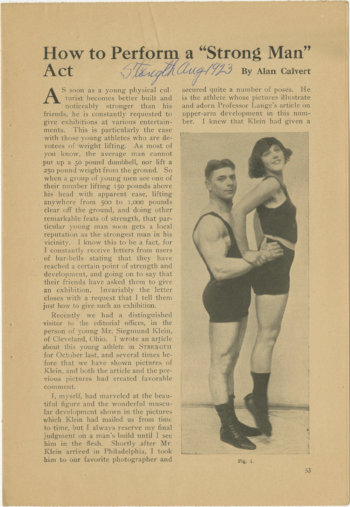 How to Perform a Strong Man Act | Rogue Fitness