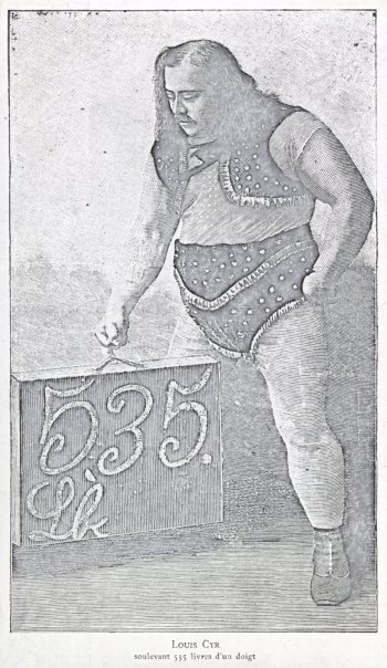 Louis Cyr lifting 535 pounds with one finger | Rogue Fitness