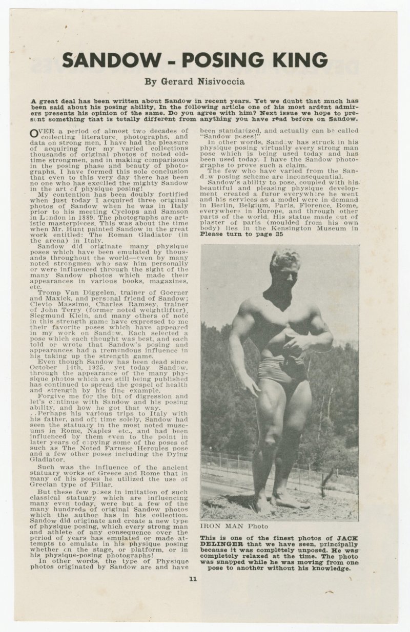 Sandow – Posing King continued | Rogue USA
