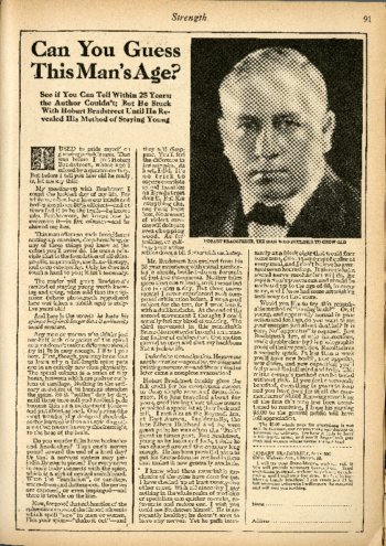 Can You Guess This Man’s Age?; I Have An Entirely New Training Method ...