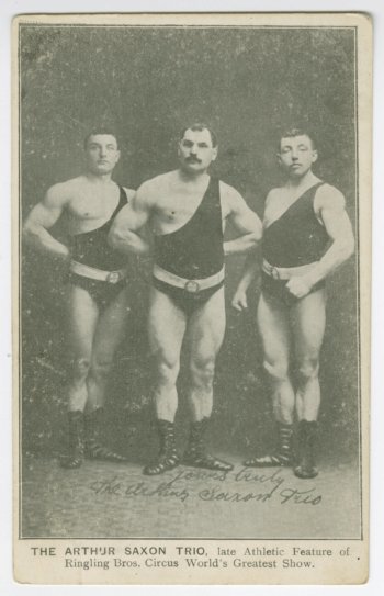 Arthur Saxon Trio postcard | Rogue USA
