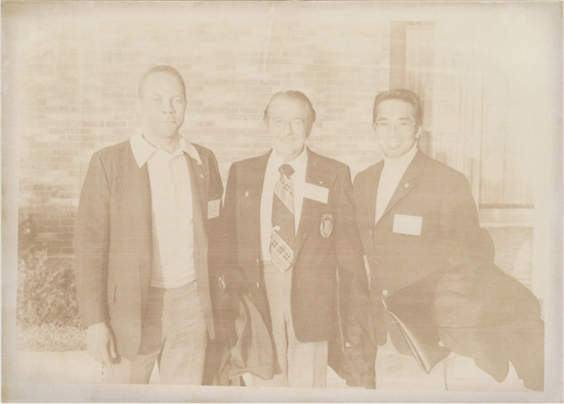 Photo of Tommy Kono with Rudy Sablo and David Matlin | Rogue USA