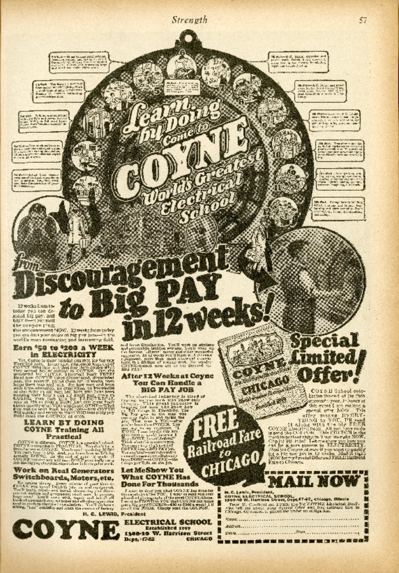 Learn by Doing, Come to Coyne; Earle Liederman Says | Rogue Fitness