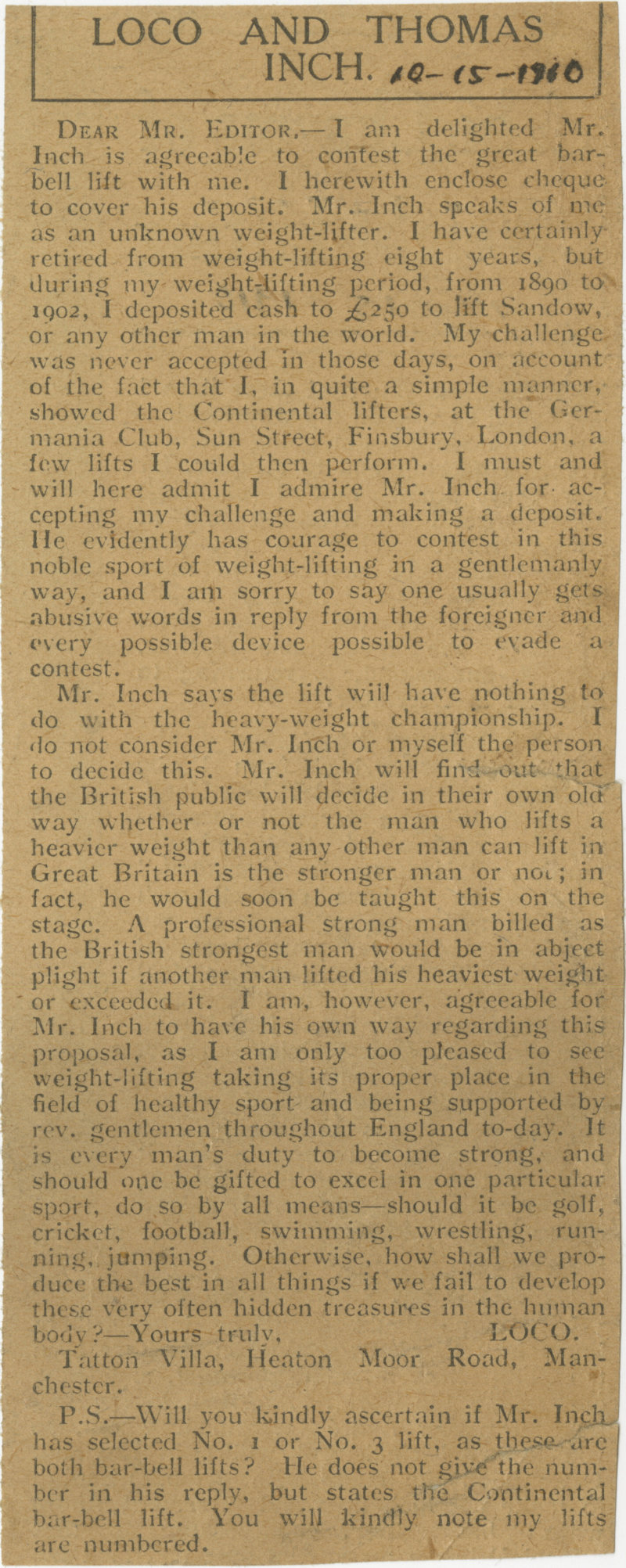 Loco and Thomas Inch | Rogue USA