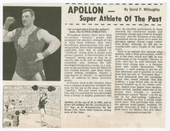 Apollon – Super Athlete of the Past | Rogue Fitness
