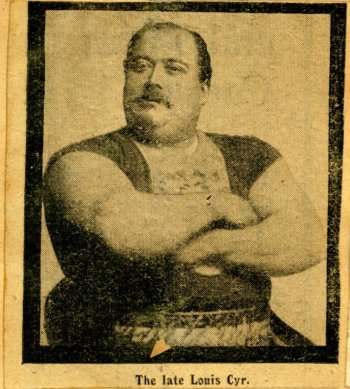 Page 9 detail – the late Louis Cyr | Rogue USA