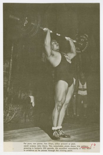 John Davis overhead press | Rogue Fitness