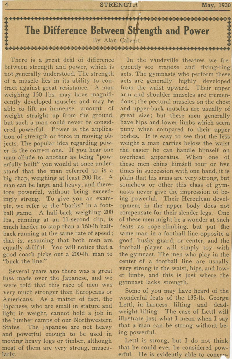 The Difference Between Strength and Power | Rogue USA