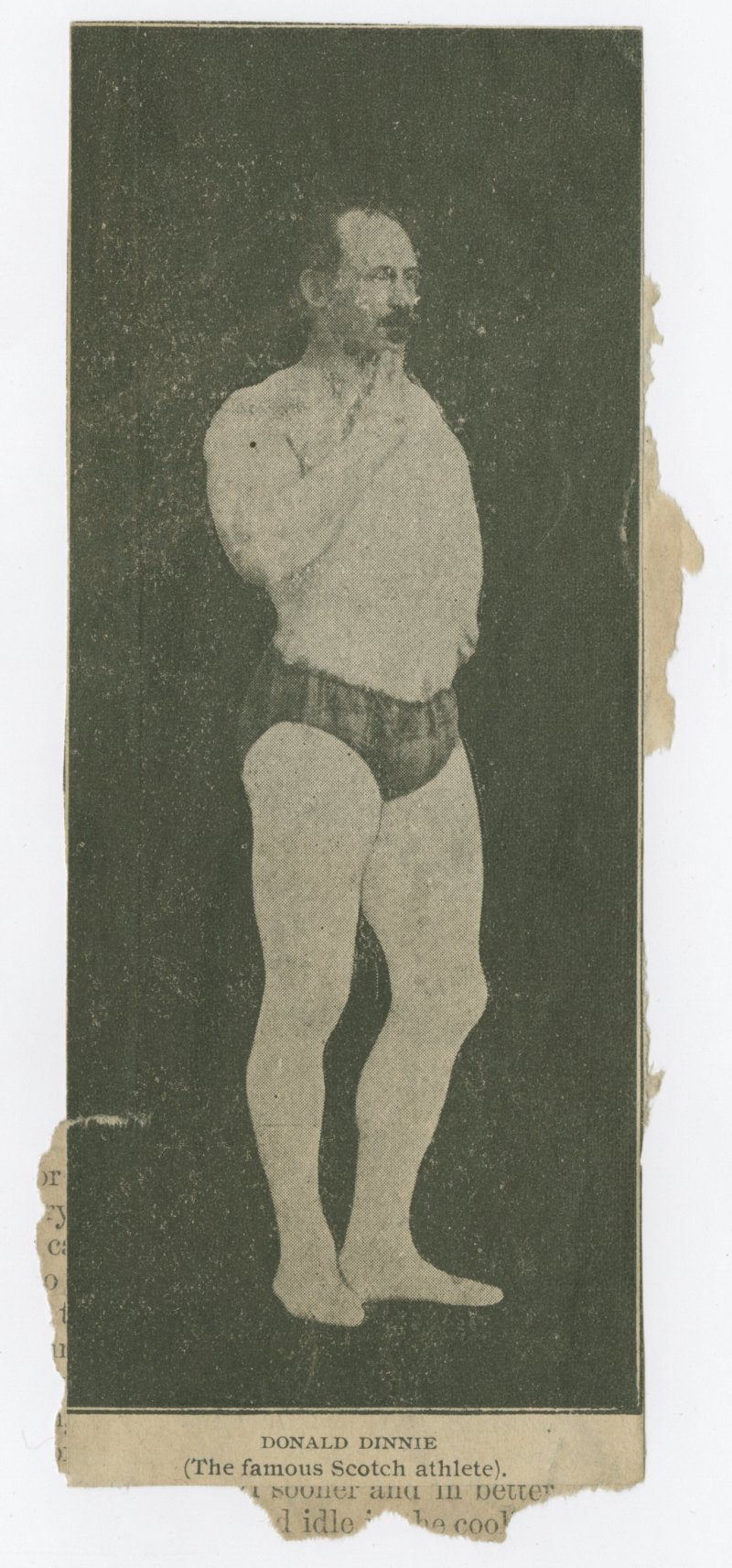 Donald Dinnie the famous Scotch athlete | The Index