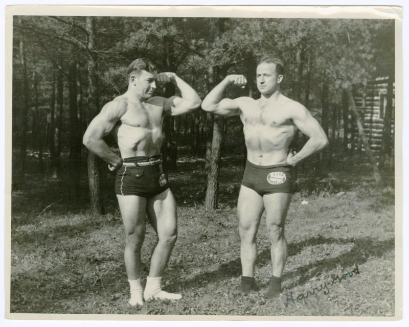 Bill and Harry Good front single bicep | Rogue USA