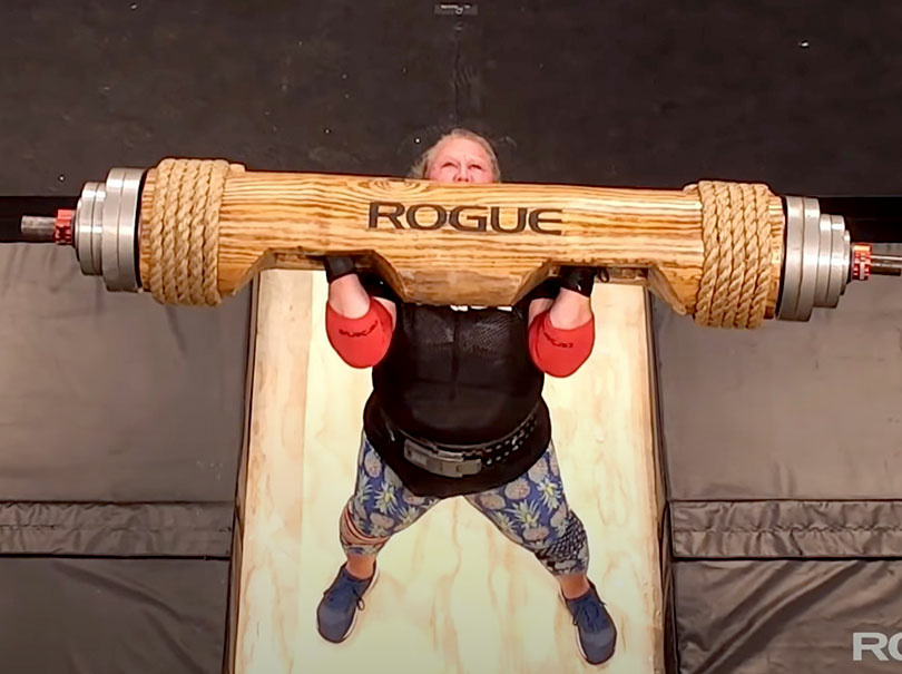 Men's and Women’s Overhead Wooden Log Lift | Rogue Record Breakers 2020 ...