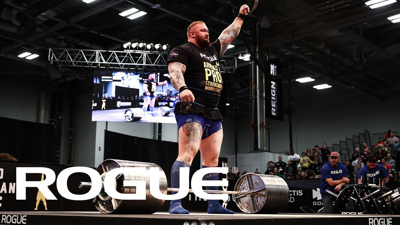 Rogue Elephant Bar Deadlift Highlights | Arnold Strongman Classic 2020 ...