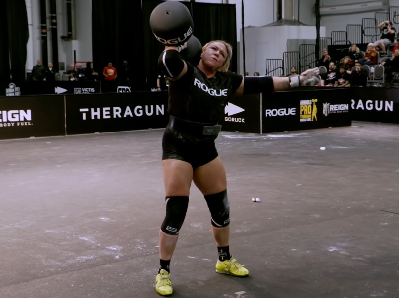 Women's Monster Dumbbell Press | Rogue Record Breakers 2020 | Rogue Fitness