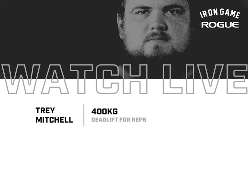 Full Live Stream | Trey Mitchell 400KG Deadlift For Reps Record Attempt ...