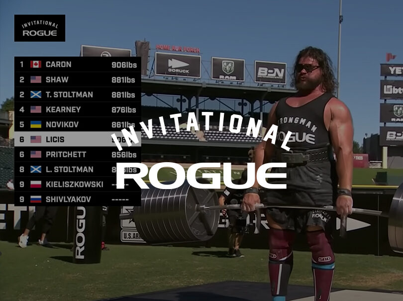 2021 Rogue Invitational – Strongman Event 1 – Elephant Bar Deadlift ...