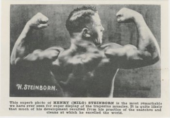 Milo Steinborn back pose | Rogue Fitness