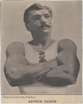 Arthur Saxon promotional photograph | Rogue Fitness