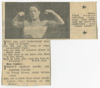 Agnes Clark rear double bicep pose | Rogue Fitness