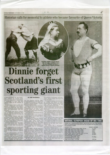 Dinnie forget Scotland’s first sporting giant | Rogue Fitness