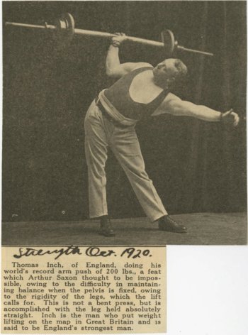 Thomas Inch World Record Arm Push | Rogue Fitness